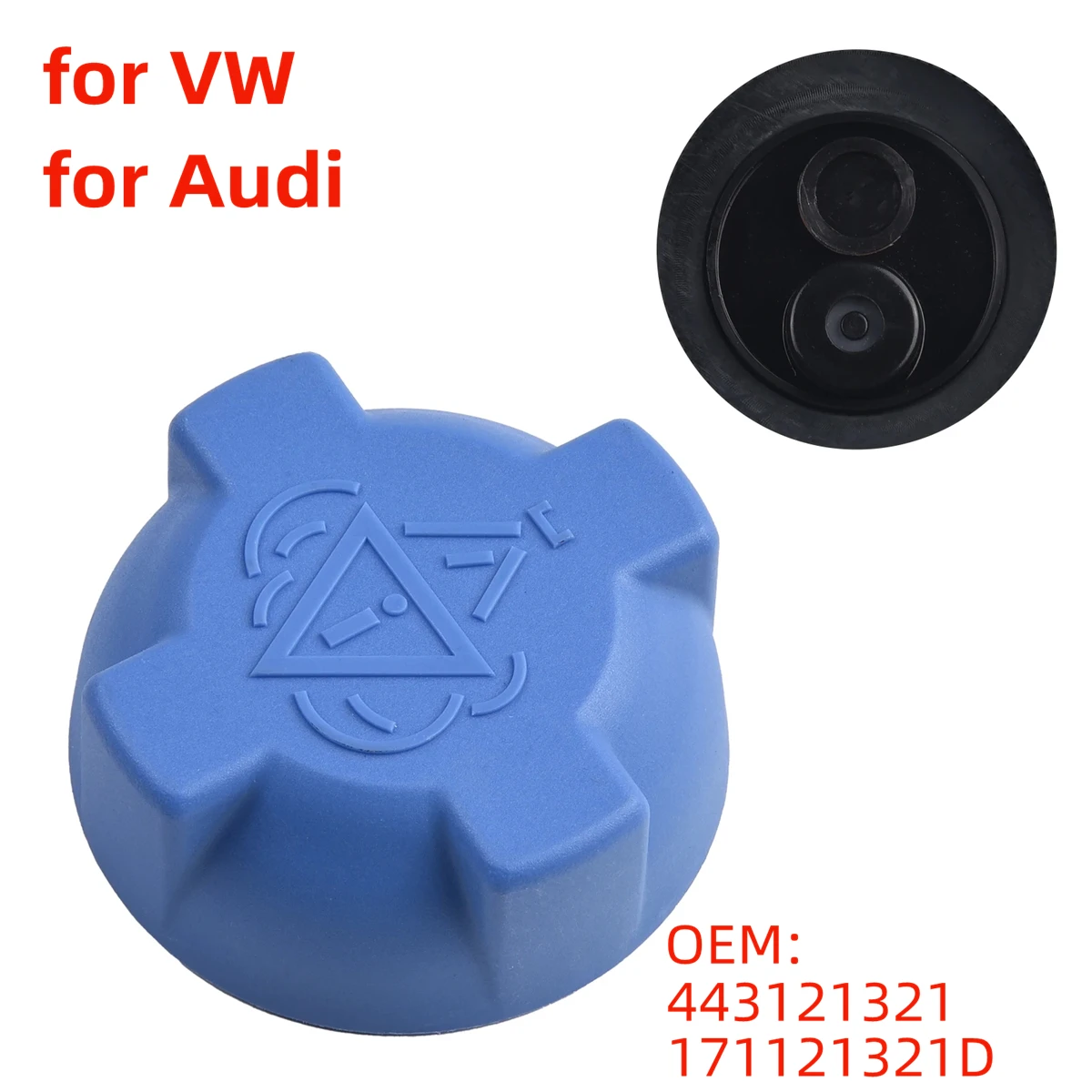 171121321D Car Expansion Tank Coolant Reservoir Cap for VW Golf 1 2 ...