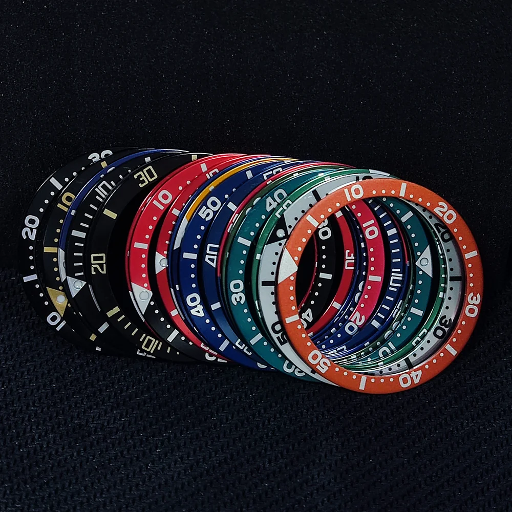 Watch-Bezel-Flat-Aluminium-39mm-32-3mm-Insert-Ring-Luminous-And-Non ...