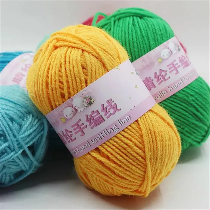 50g-pc-Acrylic-Wool-Yarn-Thread-Warm-DIY-Knitting-Soft-Baby-Sweater-Hat ...