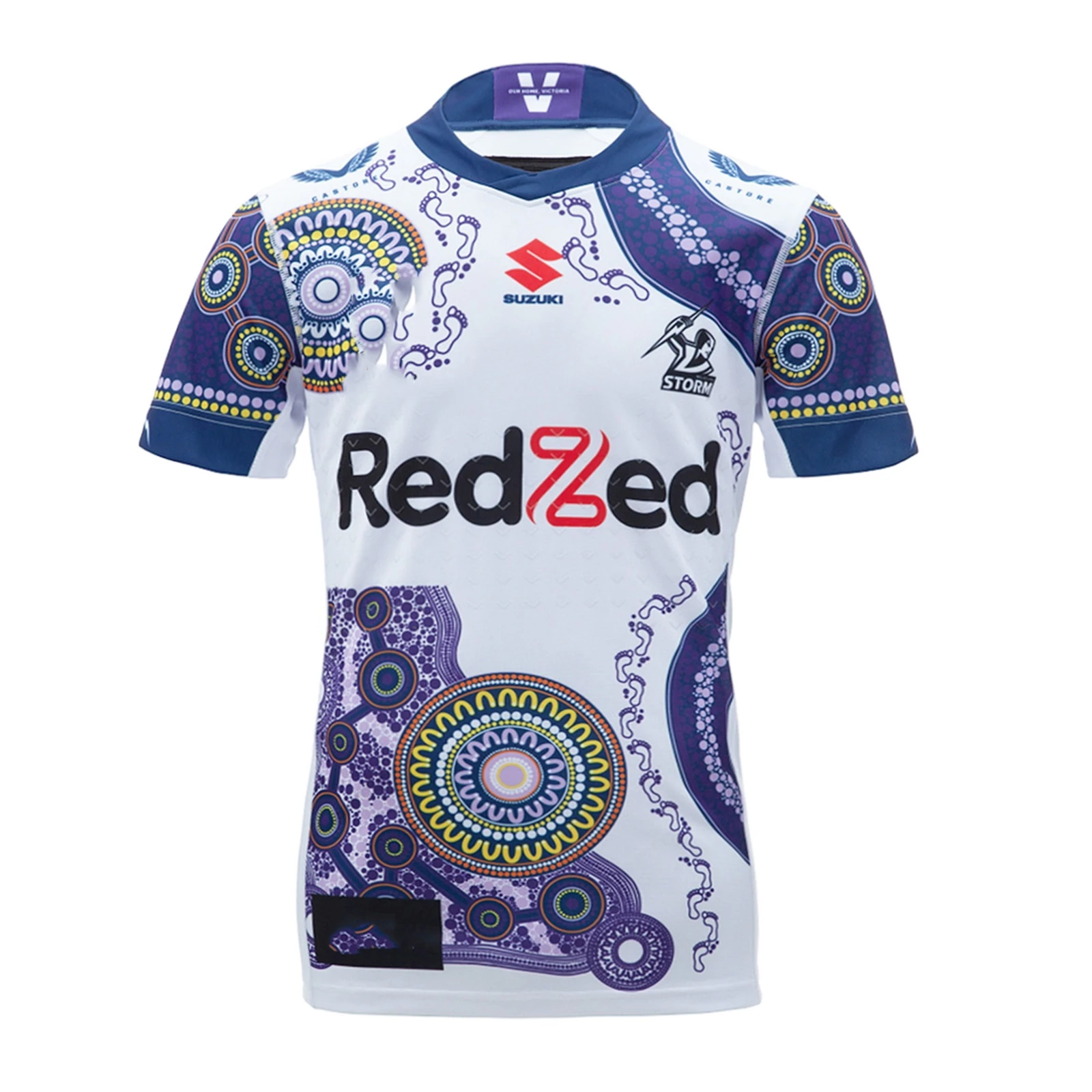 2021 Melbourne Storm 2021 Castore Mens Indigenous Rugby Jersey - Rugby ...