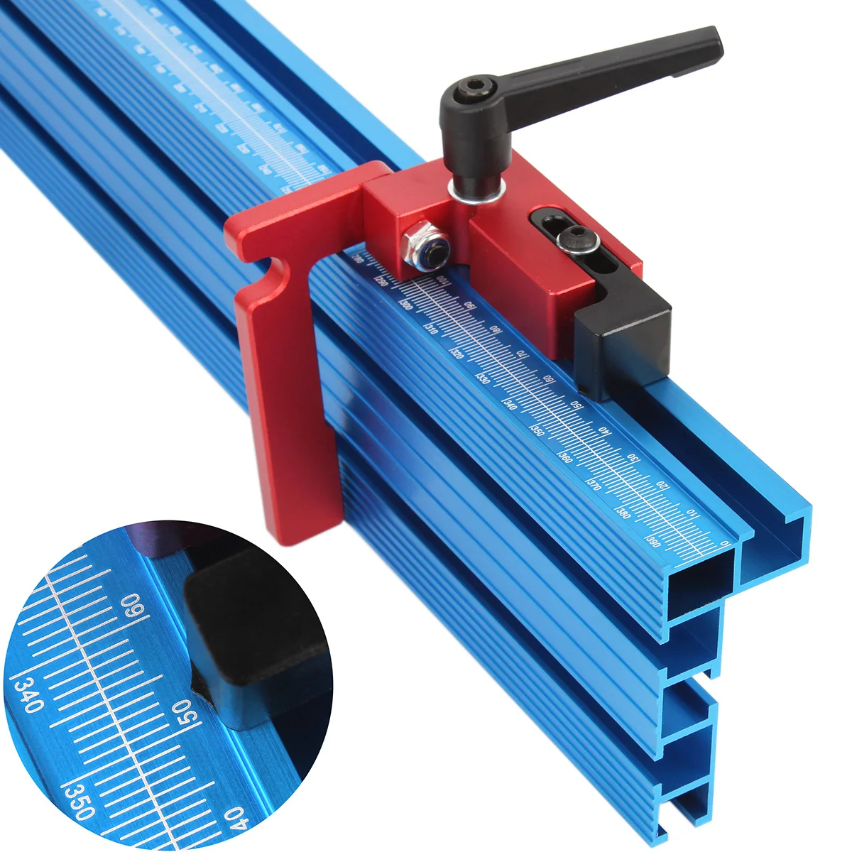 75 Type Blue Aluminum Profile Router Fence 40/50cm Multi T-Track Table ...