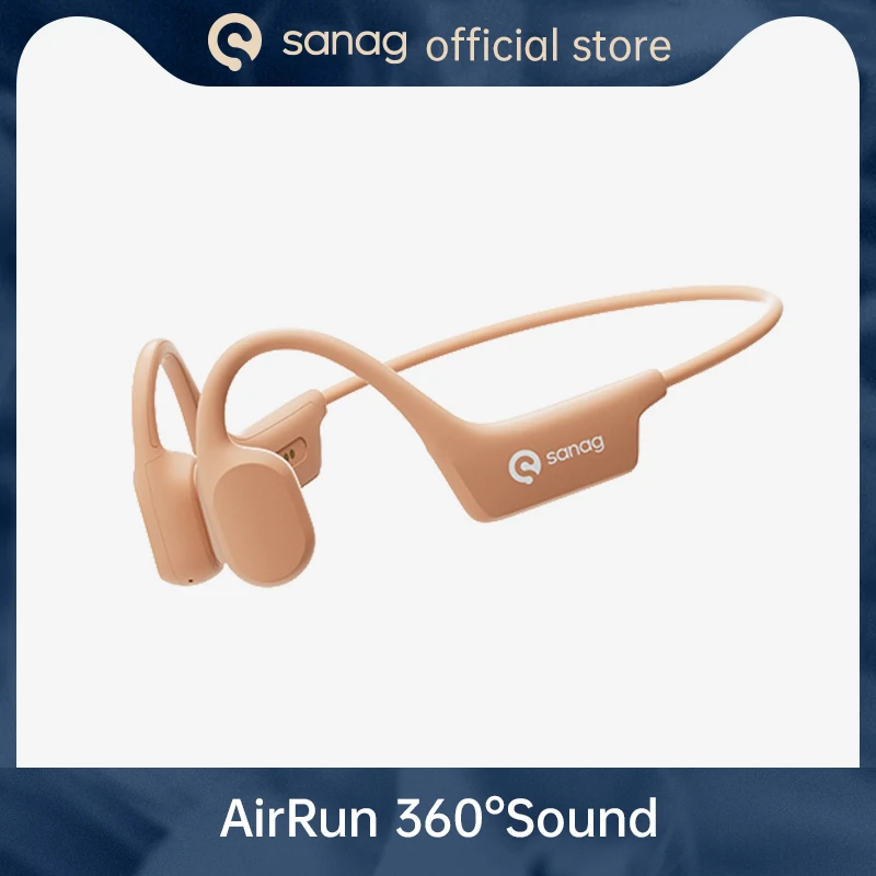 Sanag A30S AirRun Wireless Bluetooth 5.3 Earphone Open Ear Air Conduction 360° Panoramic Sound ...