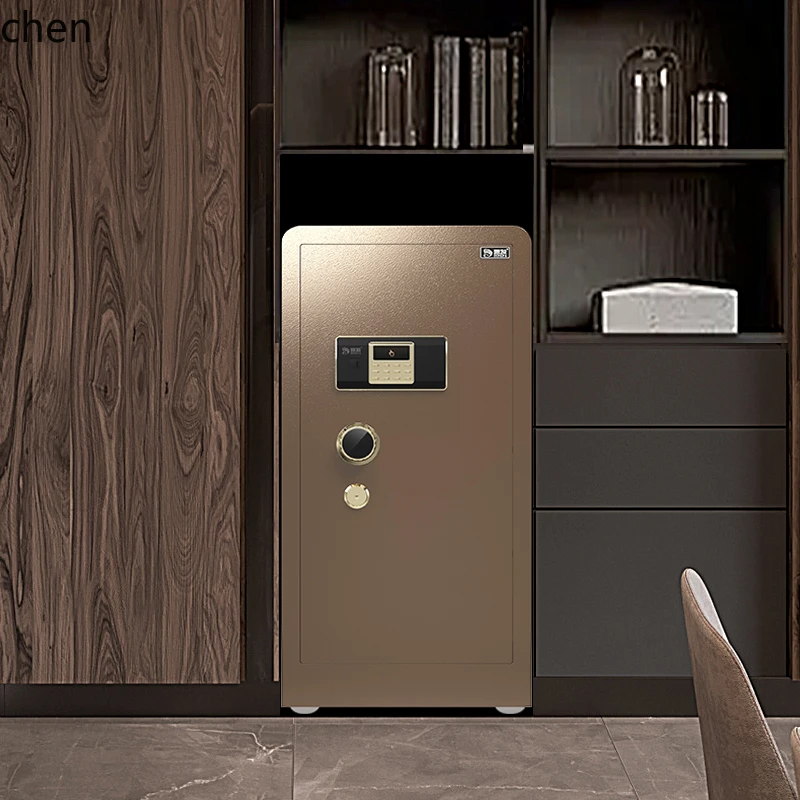CP large single door all steel fingerprint password safe deposit box ...