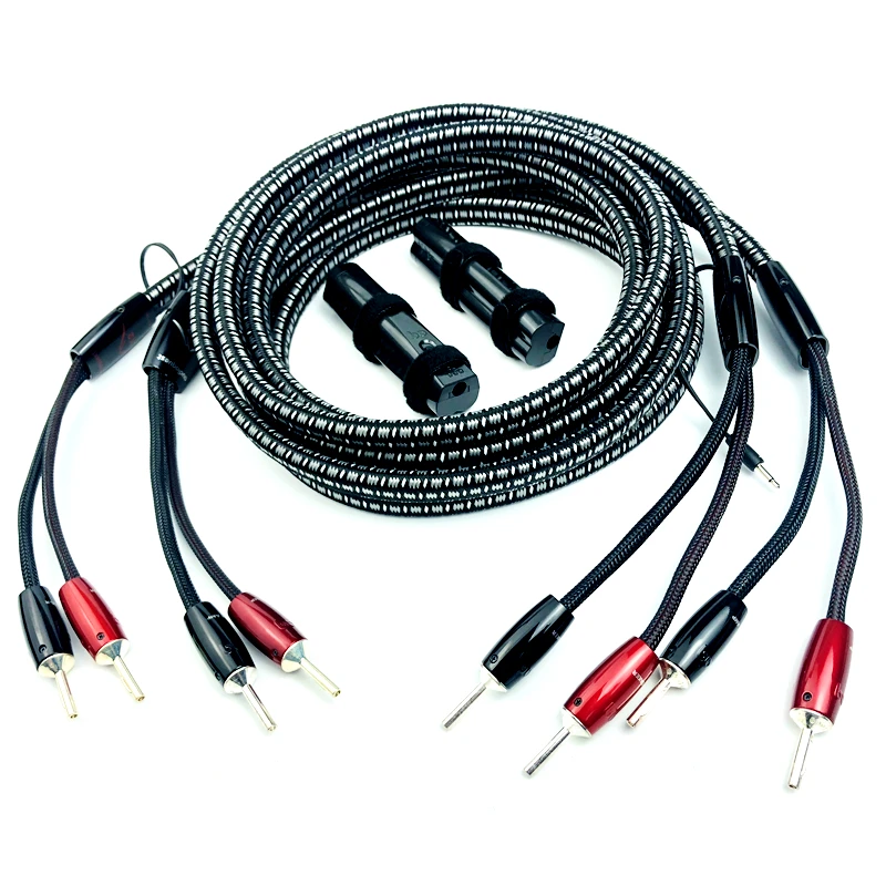 K2 Audio Speaker Cable Silver ( PSS ) 2 To 4 Bi Wire / Single Line HiFi ...
