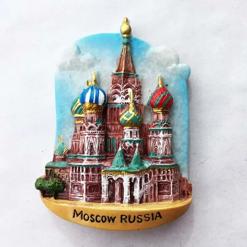 Russia Travelling Fridge Magnets Moscow Tourist Souvenirs Fridge ...