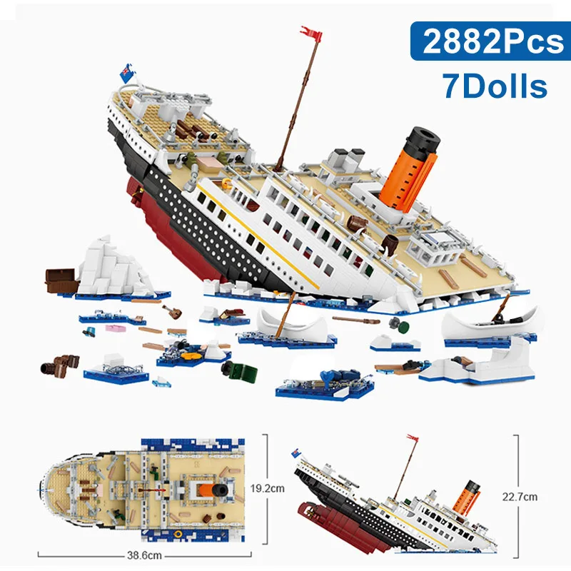 Lego Titanic Sinking Movie