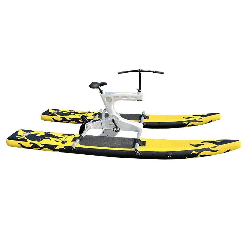 Outdoor-aquatic-water-bike-pedal-boats-Inflatable-floating-Water ...