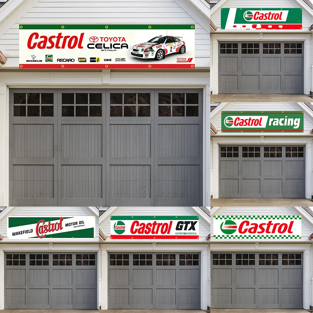 Castrol-Flag-Motoring-Workshop-Garage-Banners-Decoration-Polyester-Can ...