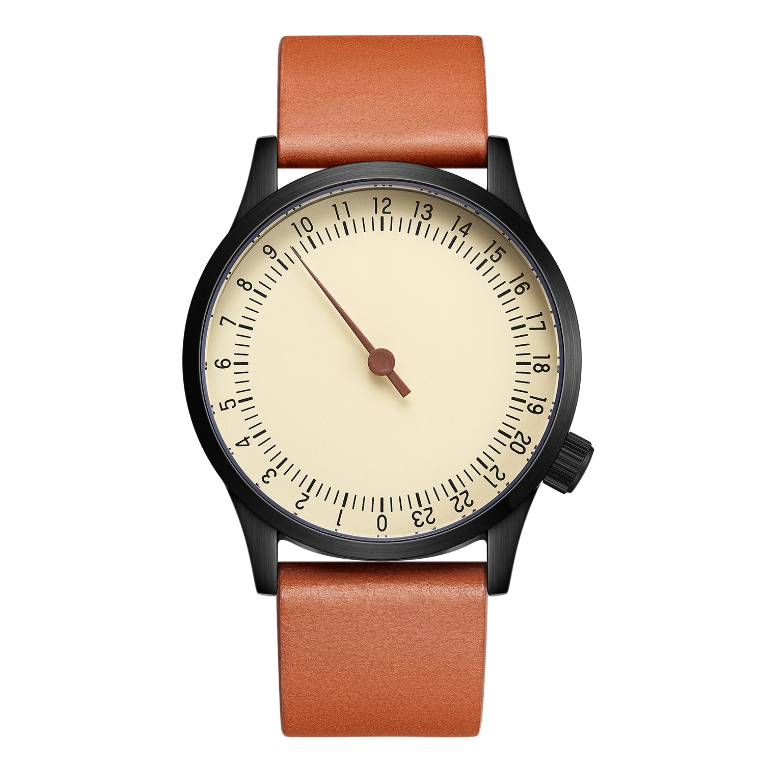 JIANDUN-Swiss-Movement-Men-s-One-Hand-24-Hour-Watch-Single-Hand-Black ...