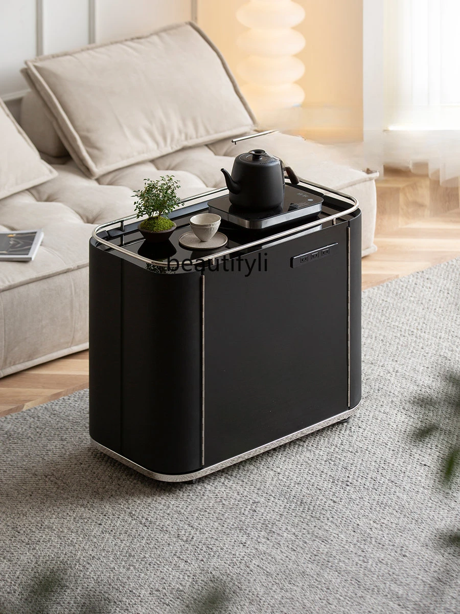 Mobile-Tea-Table-Household-Tea-Cart-Antique-Style-Automatic-Water-Glass ...