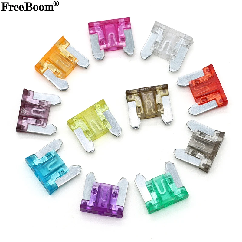10-100pcs-Blade-Car-Fuses-Automotive-Mini-Small-Medium-1-50A-12v-DC ...