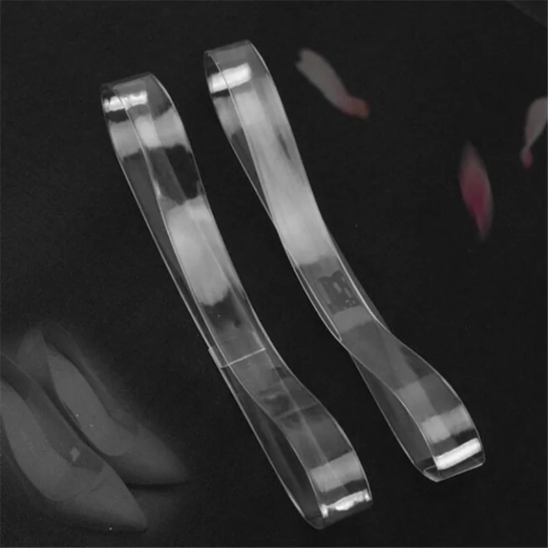 10mm Hot Invisible Elastic Silicone Transparent Shoelaces For High Heel ...