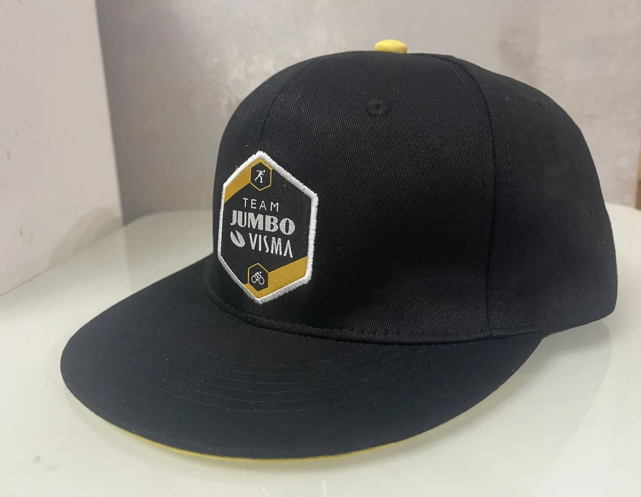 JUMBO VISMA TEAM 100% Cotton Cycling Snapback Baseball Podium Cap ...