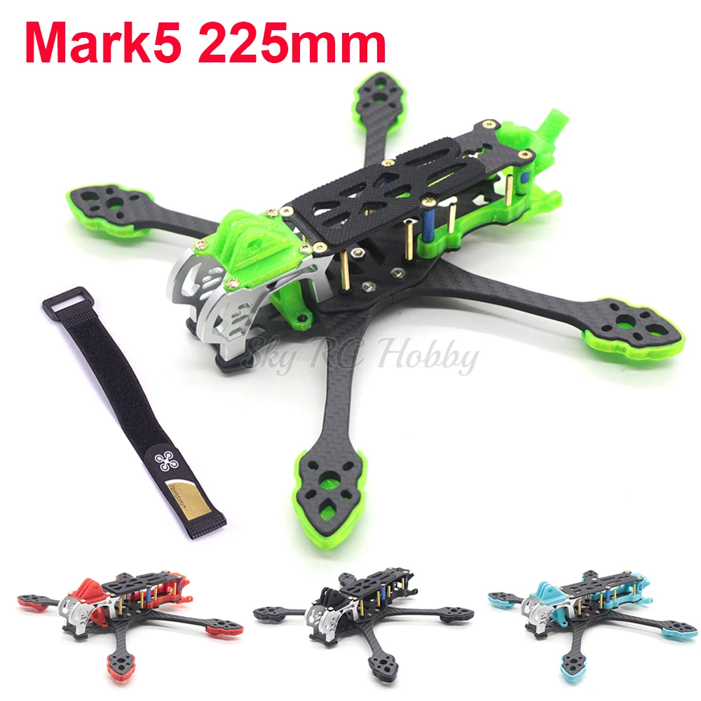 Mark5 5inch 225 Fpv Carbon Fiber Frame 225mm Wheelbase With 5mm Arm For ...