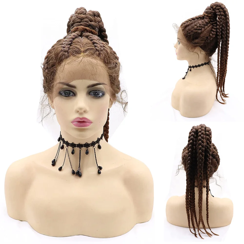 High Ponytail With Braided Front