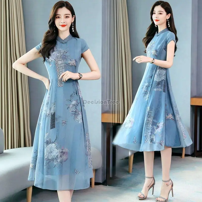 2024-new-chinese-style-traditional-qipao-dress-women-improved-daily ...