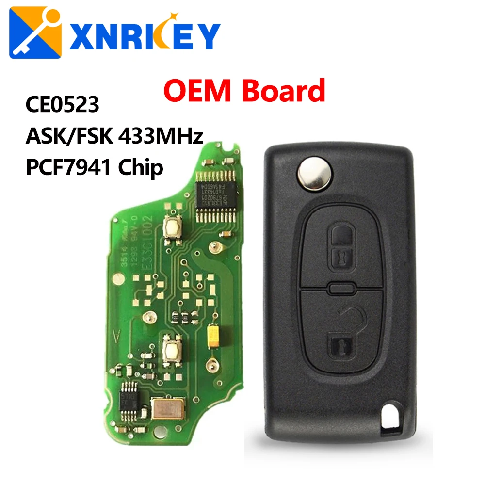 XNRKEY-2-Buttons-Car-Remote-Key-For-Peugeot-for-Citroen-Smart-Control ...