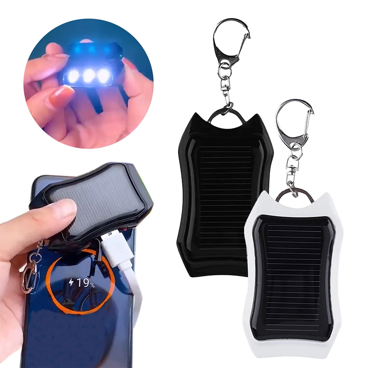 Mini-chargeur-solaire-portable-porte-cl-s-batterie-de-secours-lecteur ...