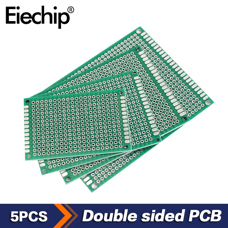 5PCS 4*6 5*7 6*8CM Double Side Prototype Diy Universal Printed Circuit ...