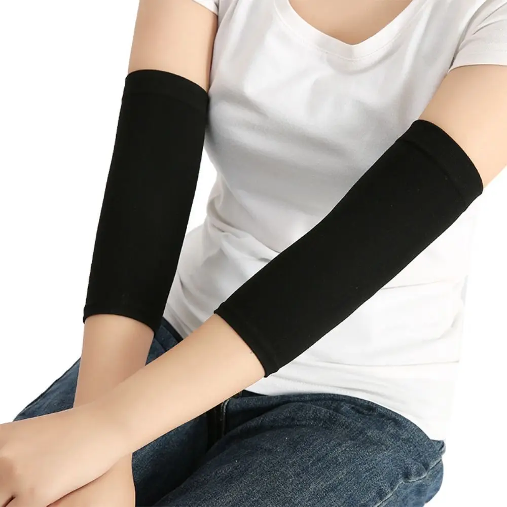 1pair Elbow Support Elastic Gym Sport Elbow Protective Pad Absorb Sweat