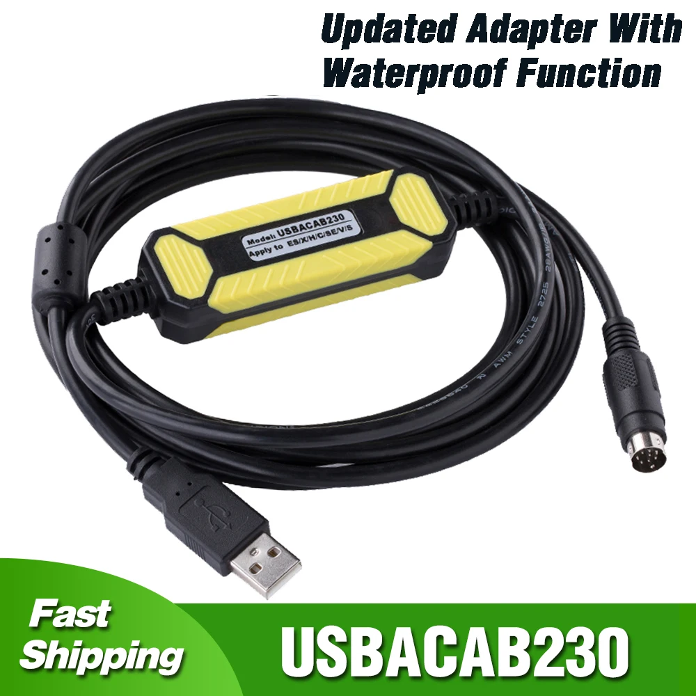 USBACAB230 For Delta DVP PLC Programming Cable USB-DVP USB TO RS232 ...