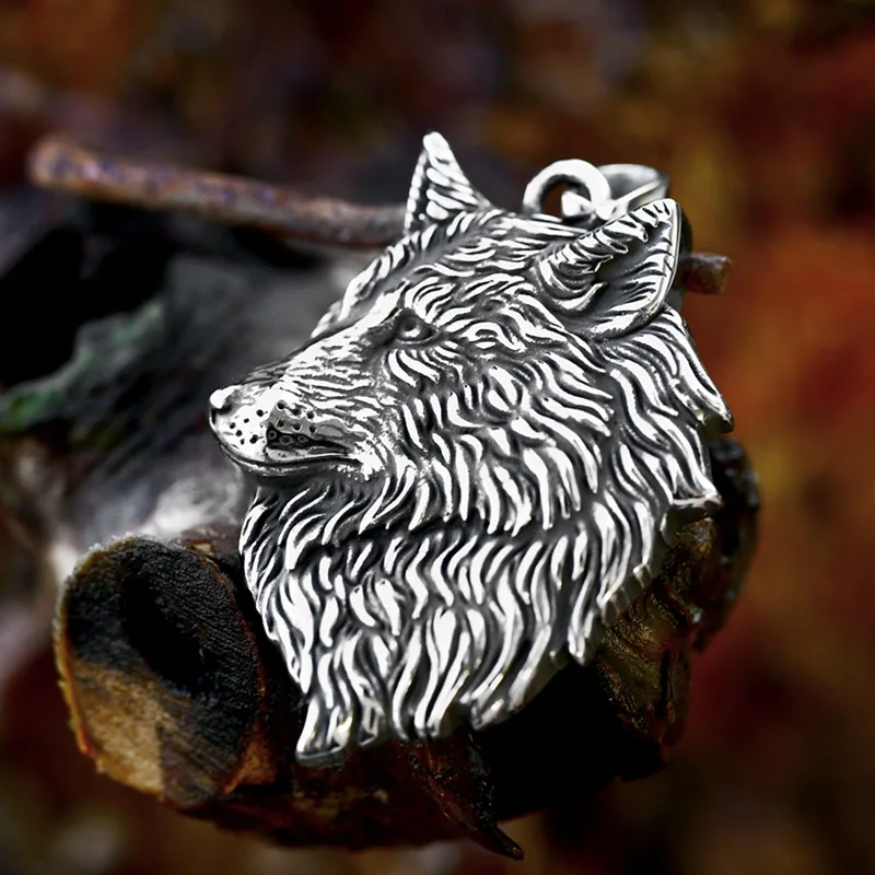 BEIER-2024-New-Style-316L-Stainless-Steel-Wolf-Head-Pendant-Viking-3D ...