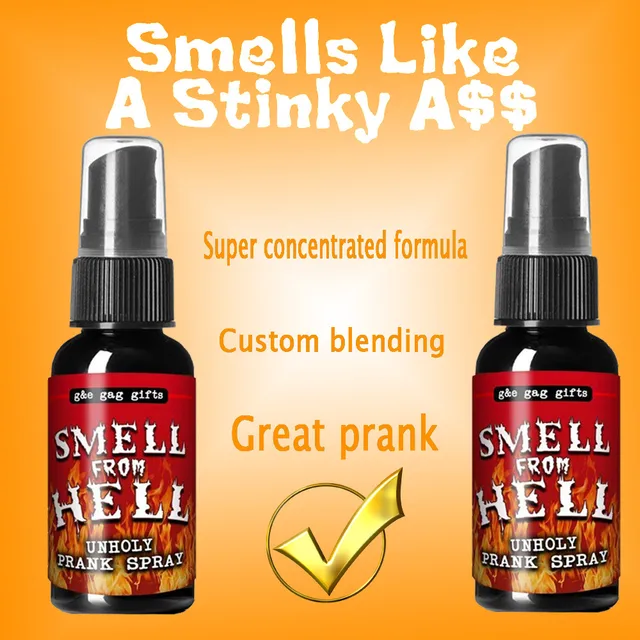 New 30ml Novelty Liquid Fart Gag Prank Joke Spray Can Stink Bomb Smelly ...
