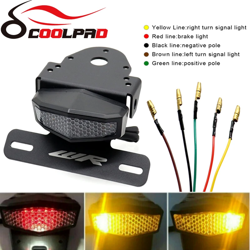 License-Plate-Holder-LED-Light-For-YAMAHA-WR-250R-2008-2017-WR250R ...