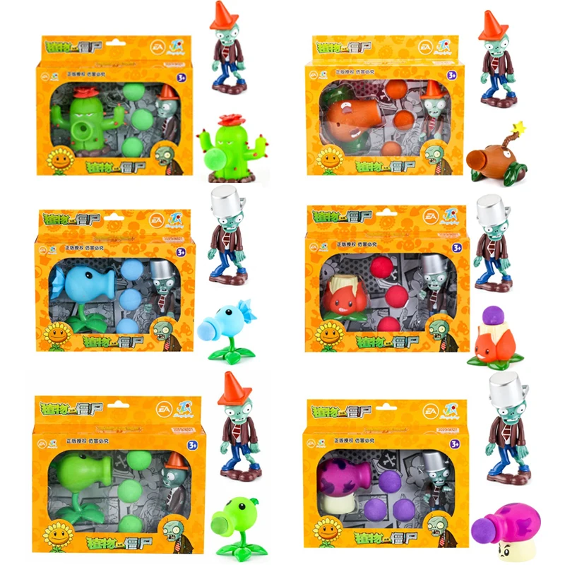 Plants-vs-Zombies-2-Conjunto-de-brinquedo-de-silicone-macio-Cactus ...