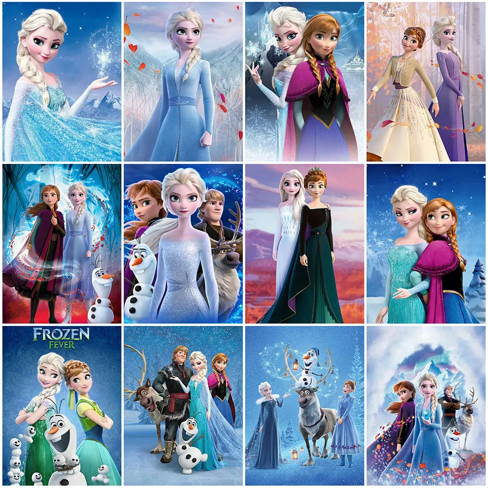 Disney-Painting-By-Numbers-Princess-Elsa-Drawing-By-Numbers-Set-Frozen ...