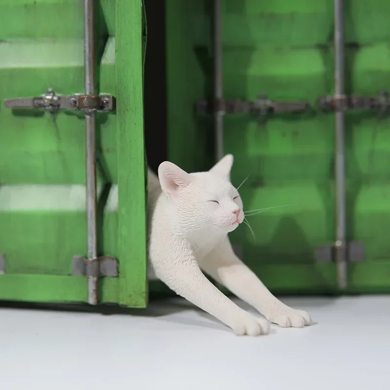 JXK 1/6 Scale Stretching Cat Toys with Head Cover model Simulation ...