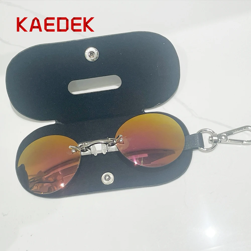 Lue’s House Clip On Nose Glasses Round Rimless Matrix Morpheus ...