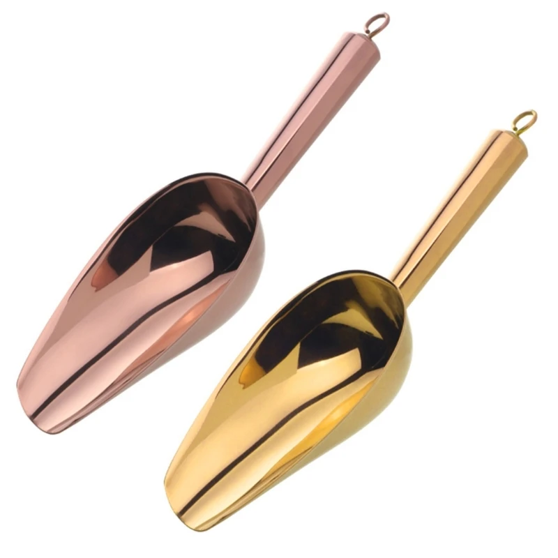 9-8inch-Stainless-Steel-Ice-Scraper-Spoon-Dry-Flour-Candy-Buffet-Shovel ...