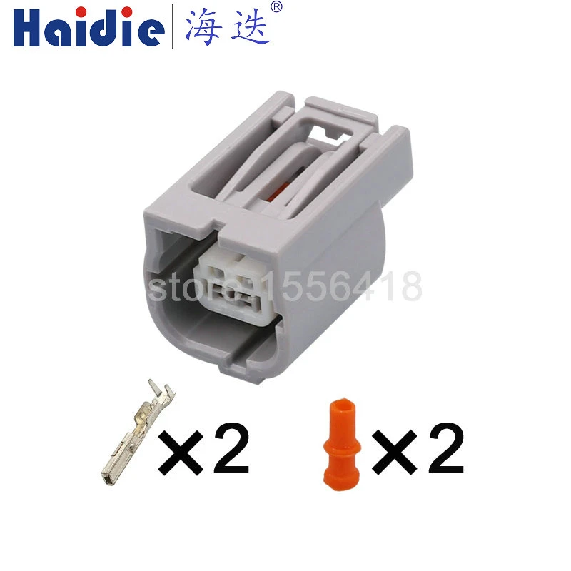 1-100sets 2pin Automotive Wiring Cable Plug Plastic Sealed Waterproof ...