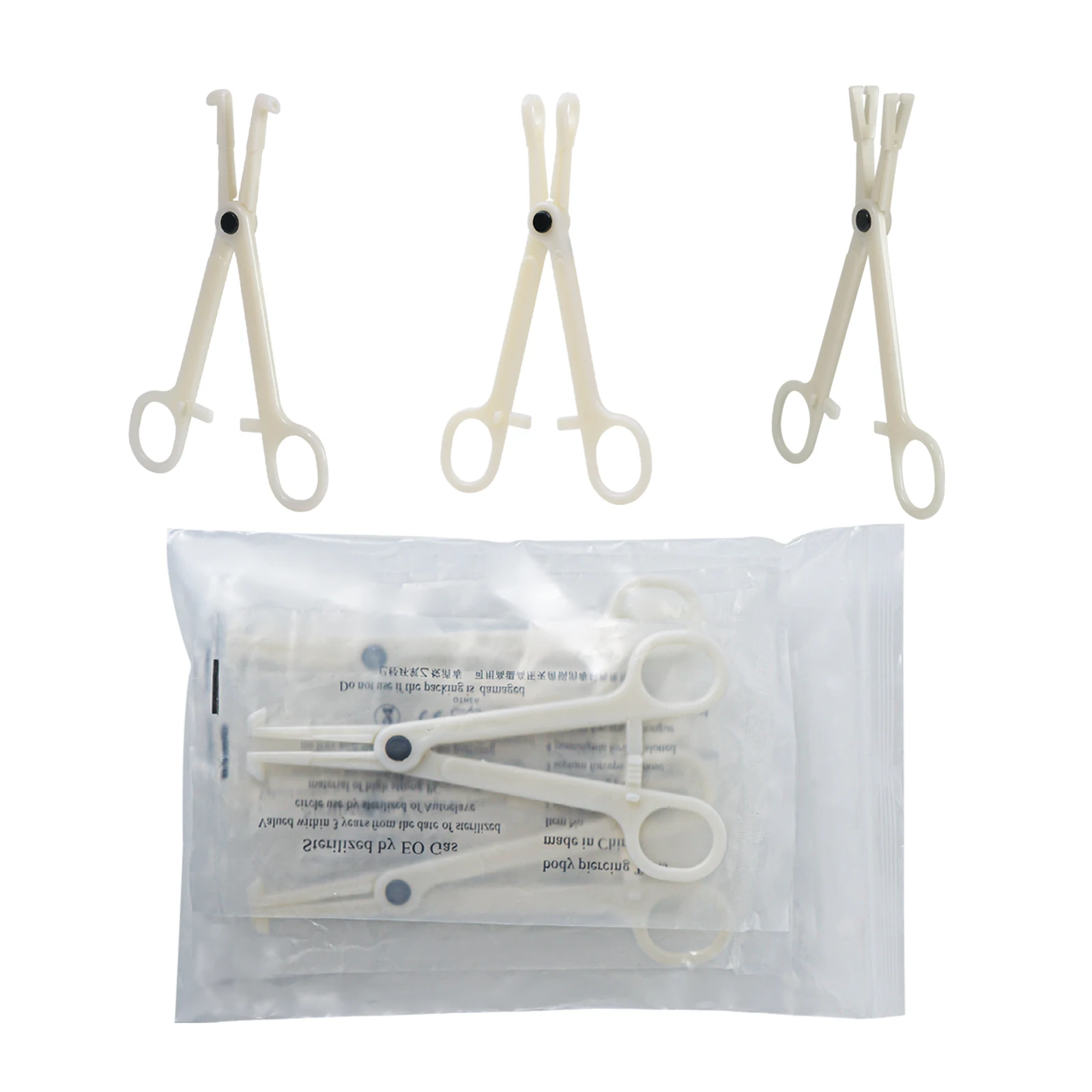 15pcs-Disposable-Piercing-Clamp-Sterile-Round-Navel-Forcep-Triangle ...
