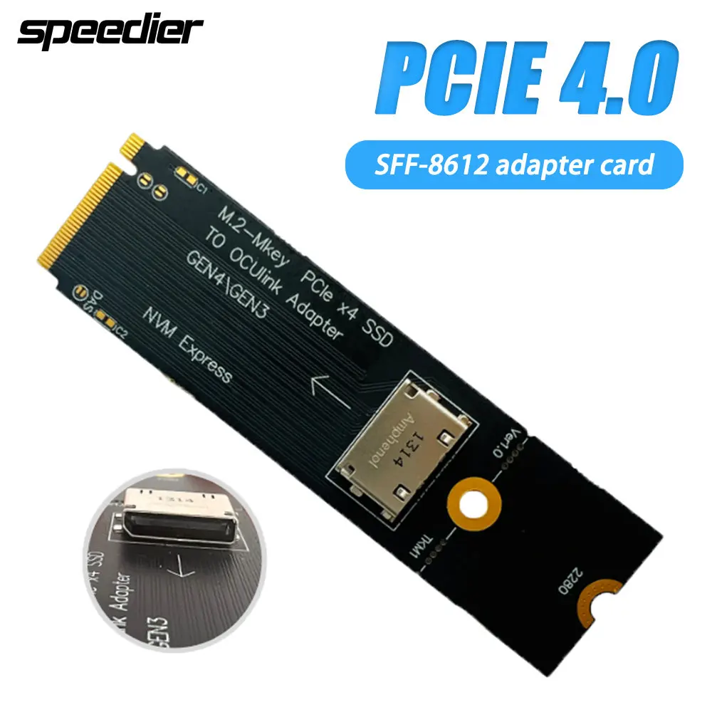M.2 NVME To Oculink SFF 8612 Adapter Card To Connect U.2 SSD Supporting ...