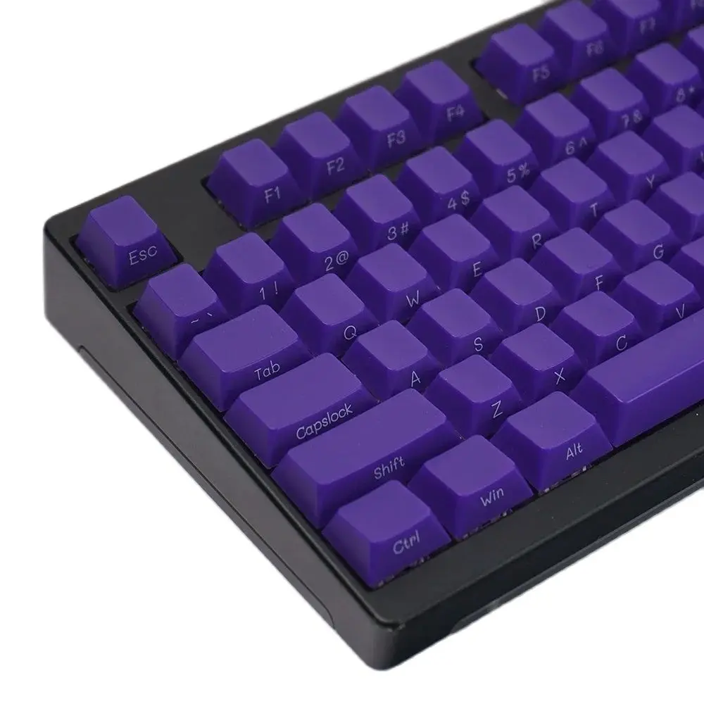 NPKC-OEM-White-Backlit-Keycaps-Purple-Cherry-Backlit-Keycap-130Keys-for ...