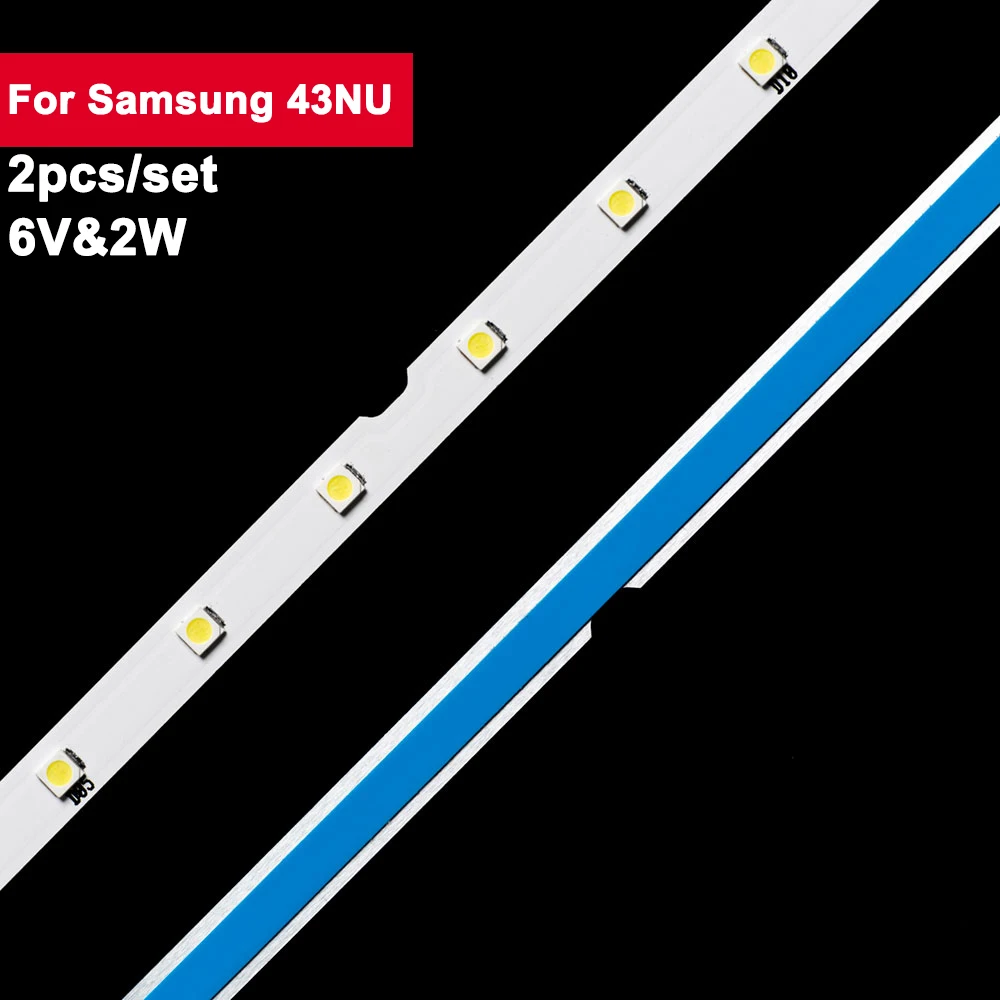 2pcs-set-462-mm-6V-2W-28lamp-tv-led-backlight-strip-for-Samsung-43NU ...