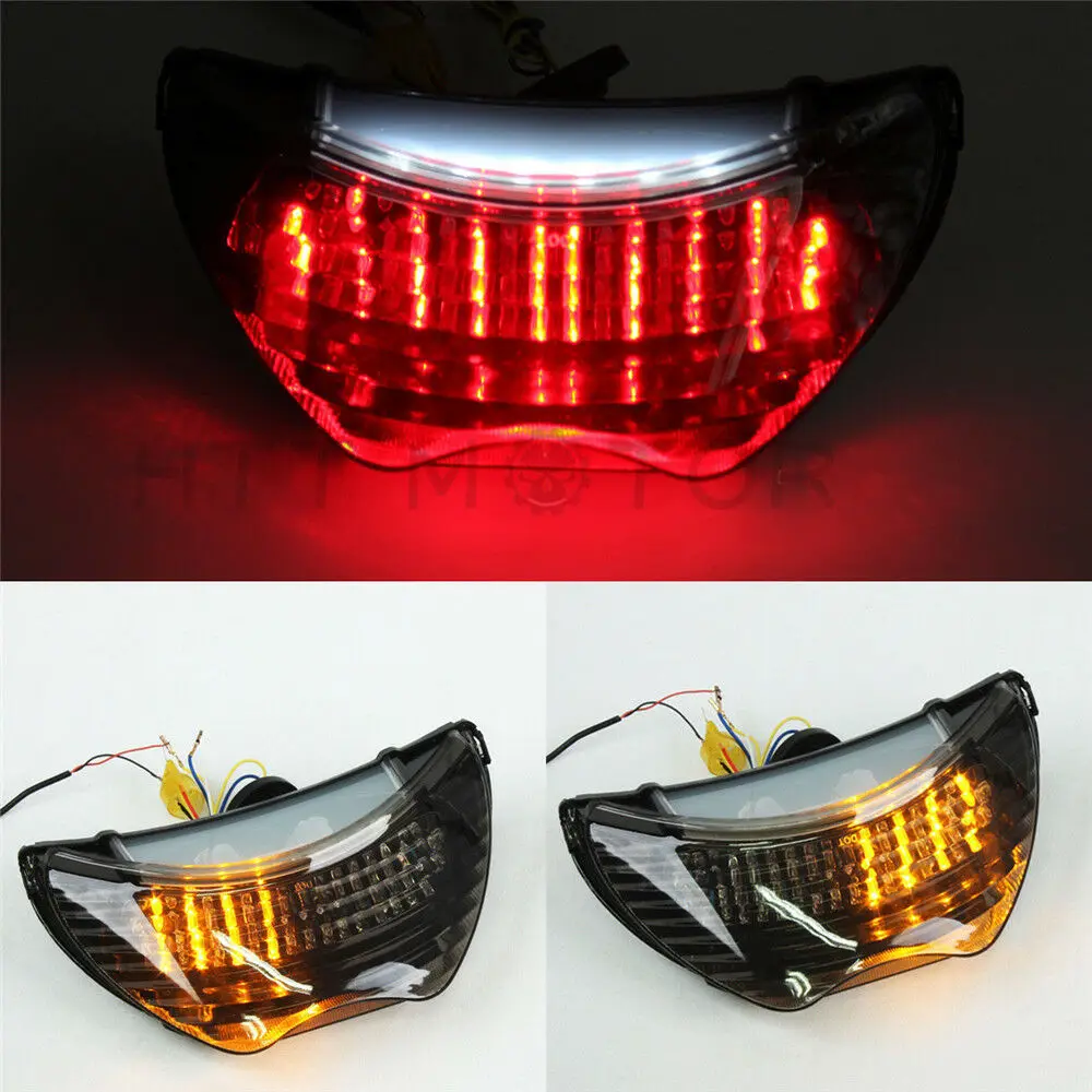 2003 600rr Motorcycle Brake Tail Light - LED Turn Signals For CBR600RR ...