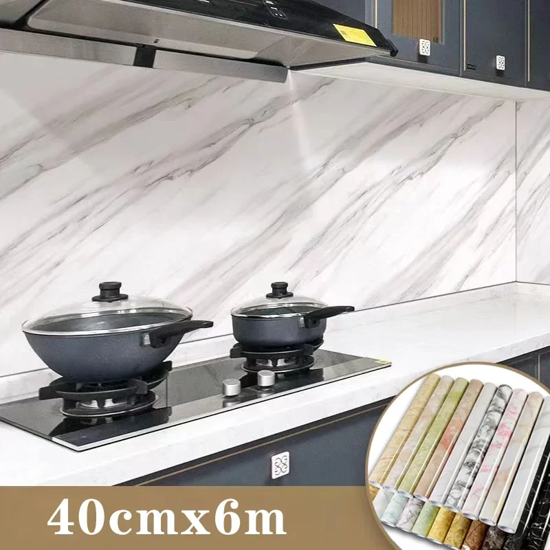 6Meter-Waterproof-Wallpaper-Decorative-Marble-Contact-Paper-Countertops ...