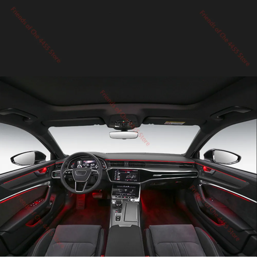 MMI Control LED Interior Atmosphere Lamp For Audi A6 A7 C8 2019-2022 ...