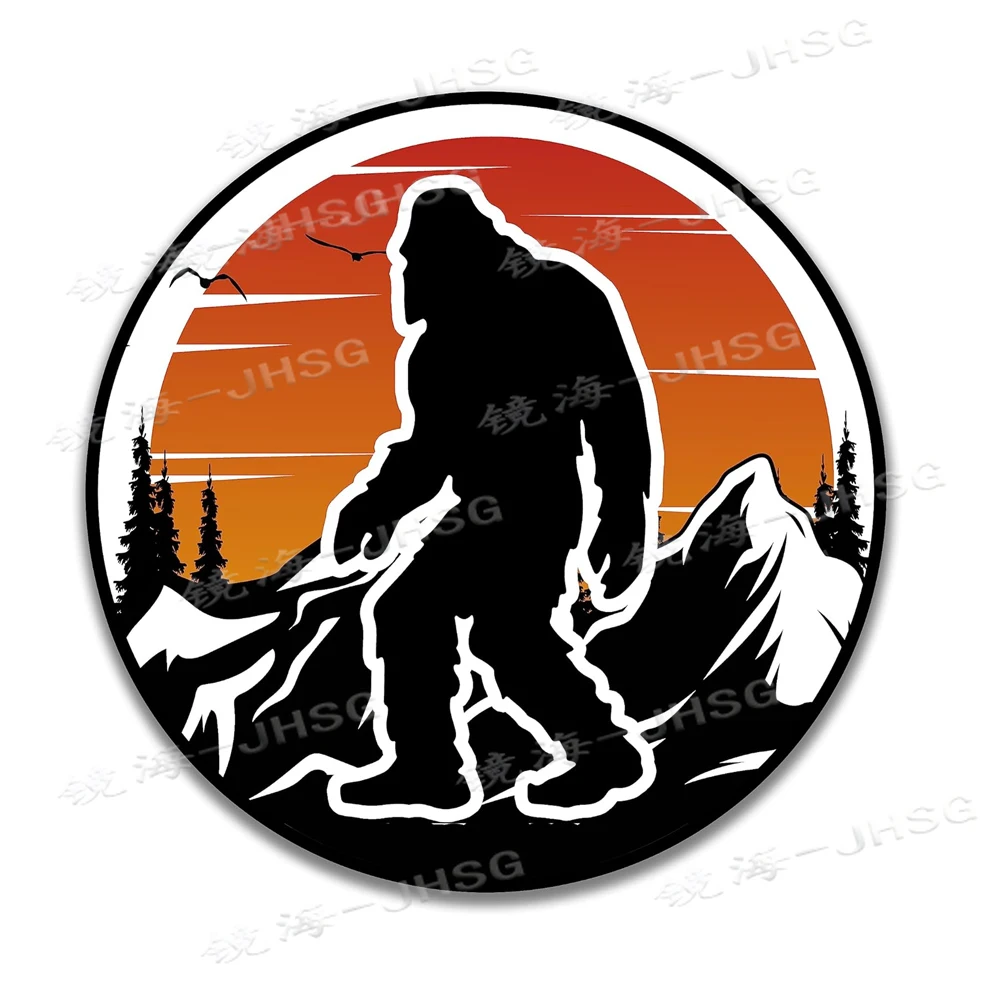 Big-Foot-Sticker-Sasquatch-Walking-in-The-Woods-Sticker-Off-Road-Vinyl ...