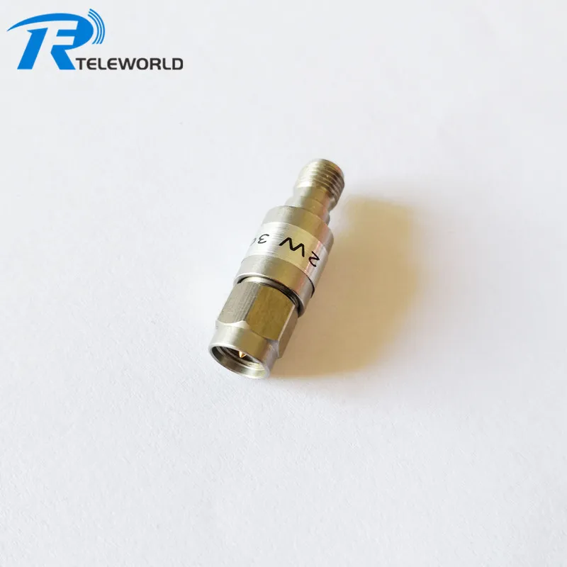Atenuador fijo 2W SMA 18G 18GHz 1db.2db.3db.5db.6db.10db.20db.30db 50ohm|Conectores| - AliExpress