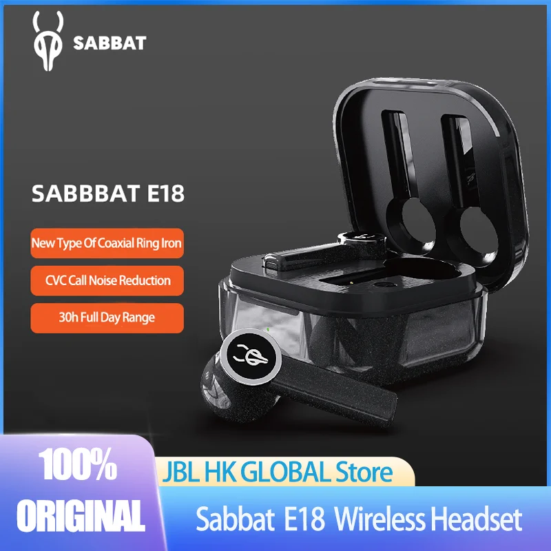 Sabbat E18 100%Original New True Wireless Bluetooth Headset Hifi Sound Quality Mobile Phone ...