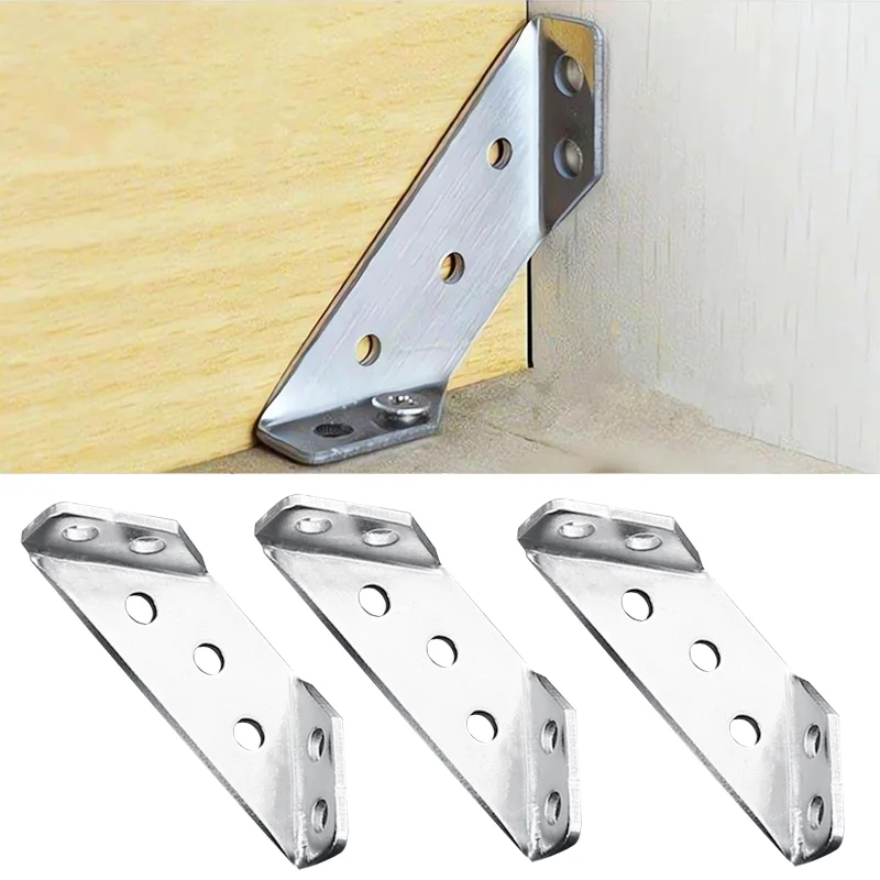 1-10-30-50pcs-Thickened-Stainless-Steel-Angle-Code-90-Degrees-Right ...