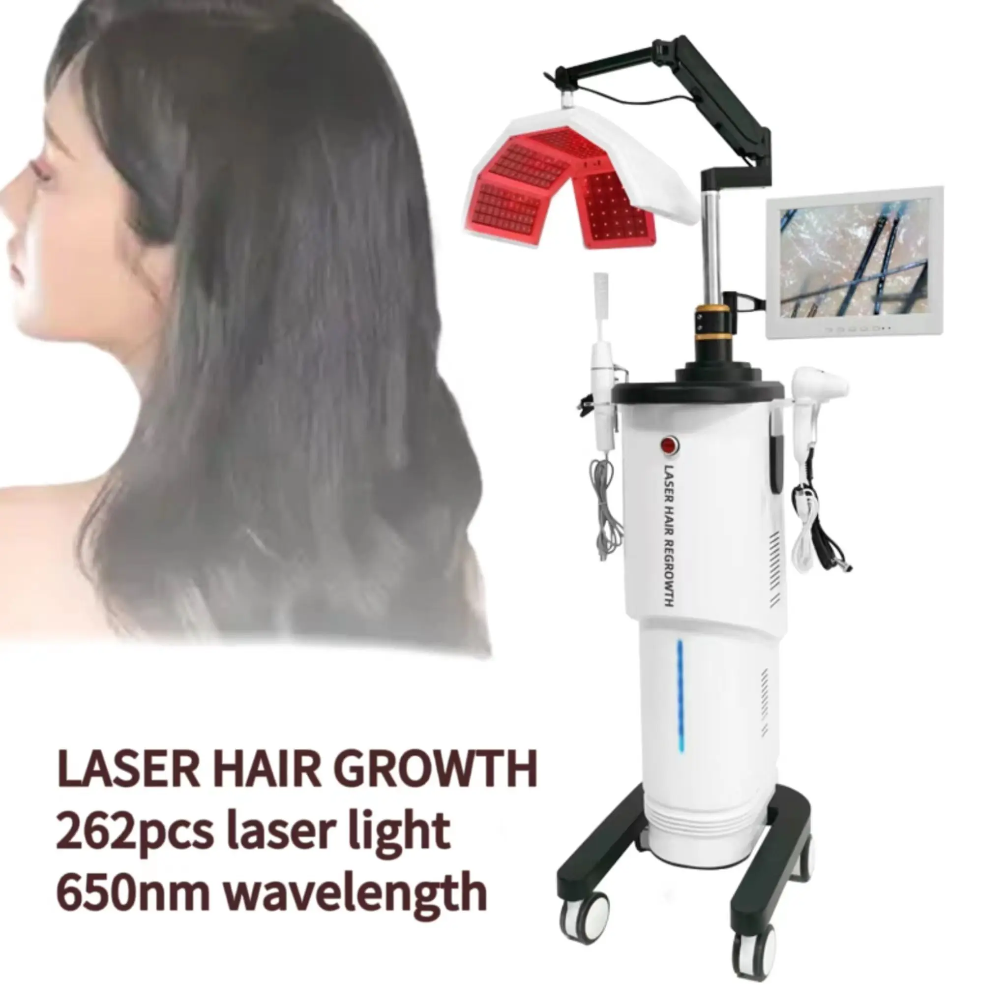 Multifunctional-5-in-1-Hair-growth-Machine-Deep-Analyzer-650mm-laser ...