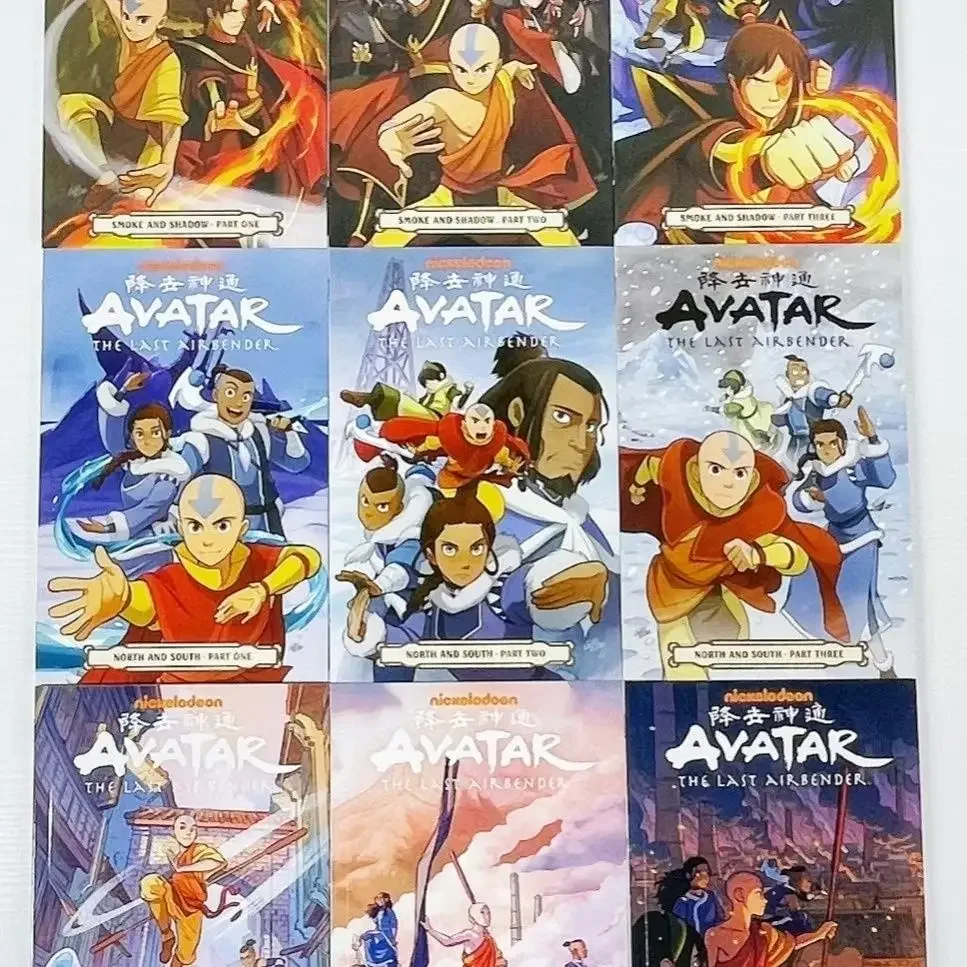 Avatar-The-Last-Airbender-Season-1-Nine-books-Season-2-Nine-books ...