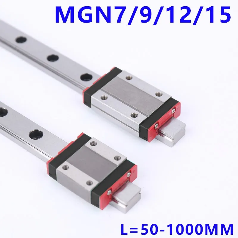 Линейная направляющая pmgn MGN7 MGN9 MGN12 MGN15 50-1000 мм | AliExpress