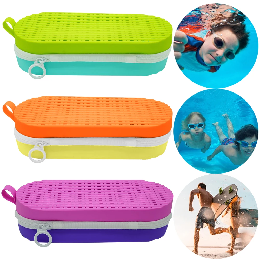 Protective-Case-with-Drain-Hole-Swimming-Goggles-Protection-Box ...