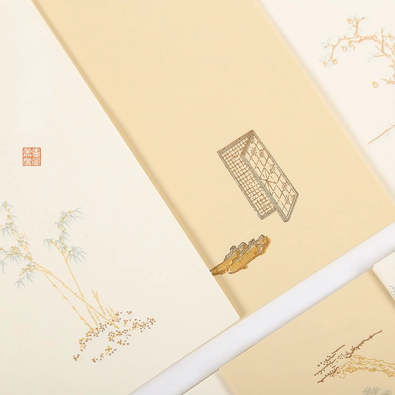 Half Ripe Rice Paper Letterhead Chinese Running Cursive Calligraphy ...